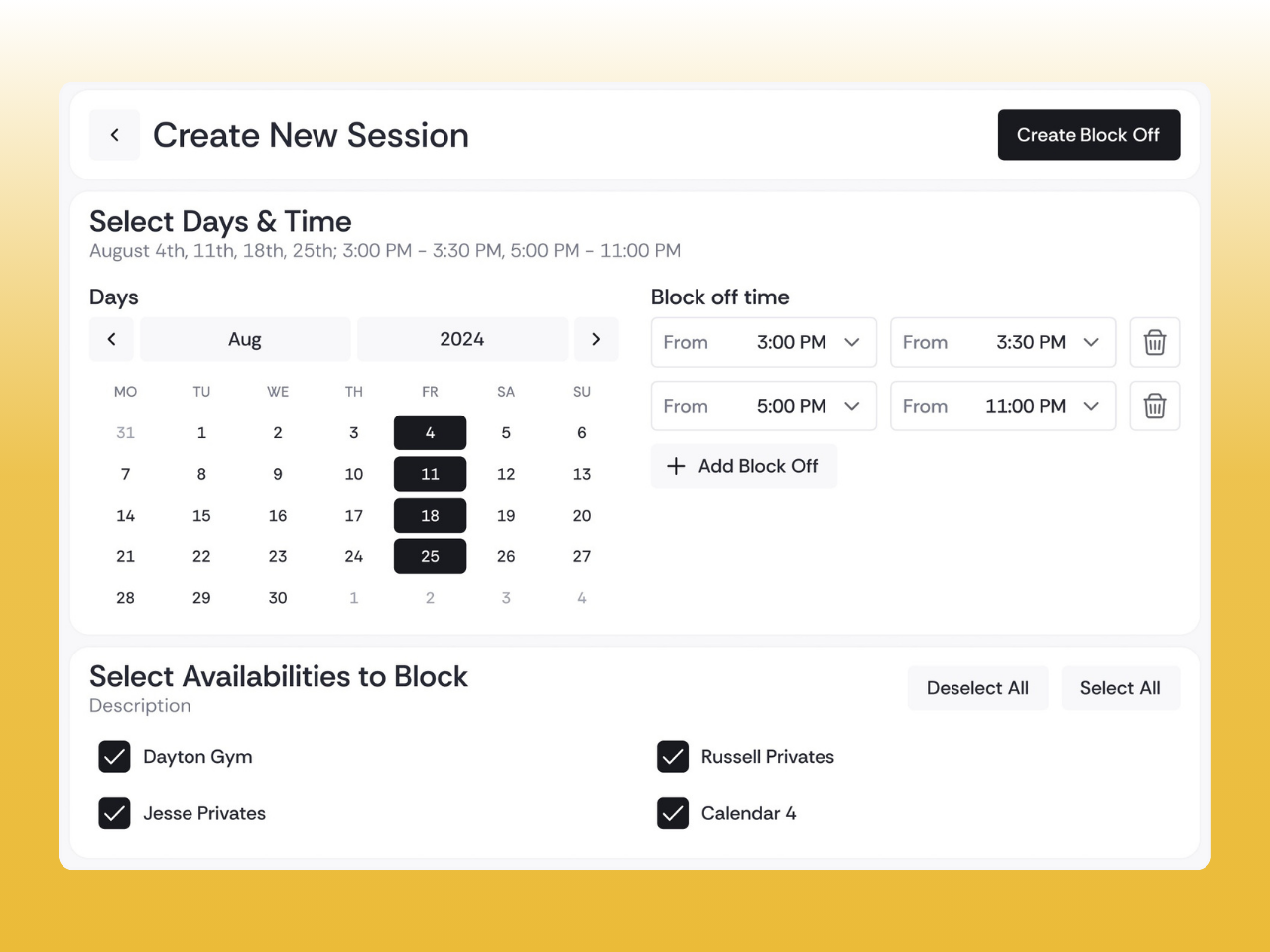 Scheduling - CoachIQ